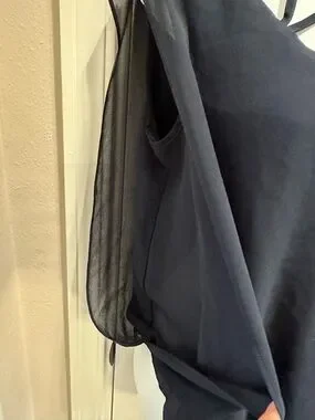 BCX | Tops | 35 Bcx Navy Latticeneck Sleeveless Chiffon Camisole | Poshmark